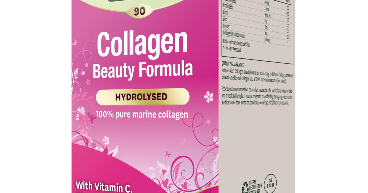 Natures Aid Collagen Beauty Formula - Velvera.is